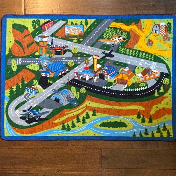 Toys | Playmat Airport Planes Map Soft Carpet Rug | Poshmark